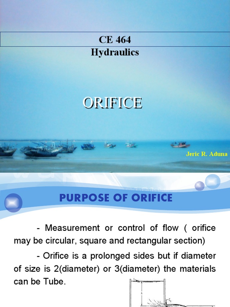 Flow Measurement via Orifices | PDF | Transparent Materials | Phases Of ...