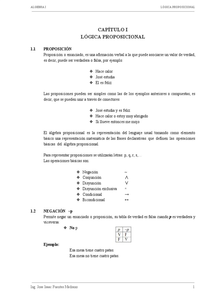 Lógica Proposicional | PDF | Proposición | Gramática