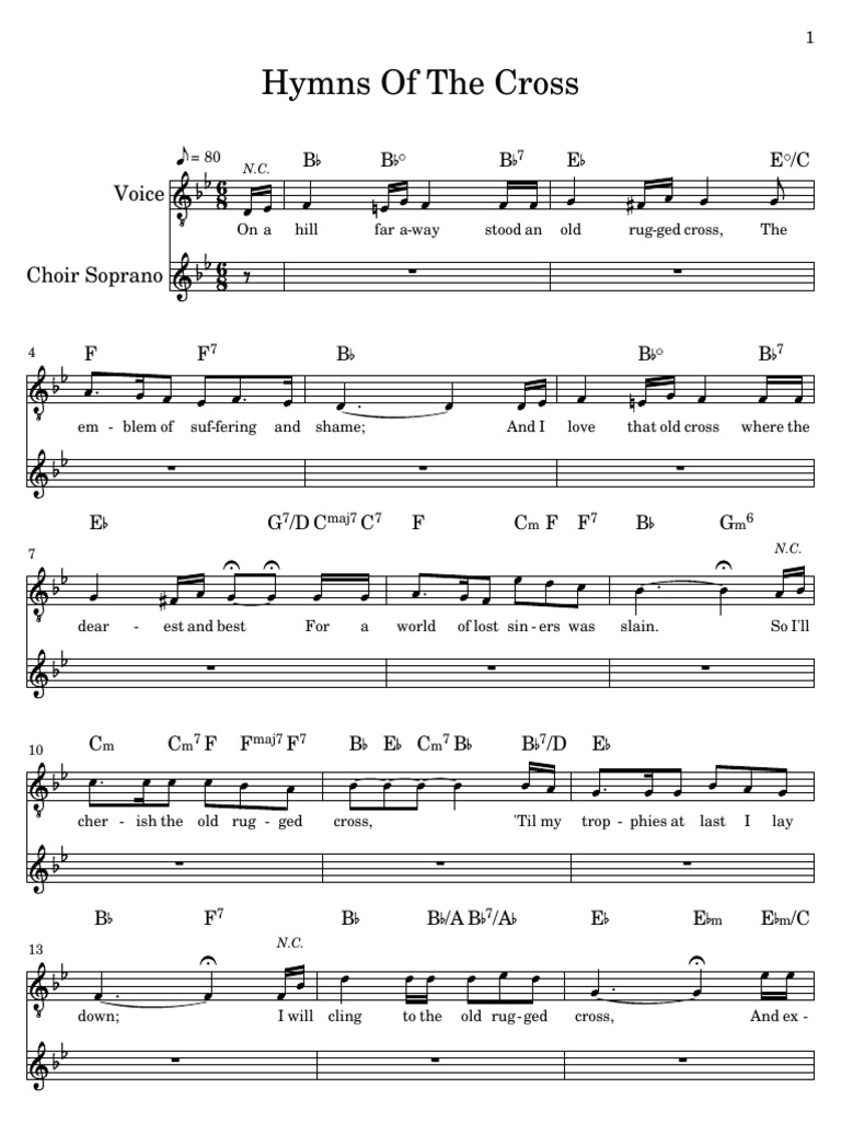 Hymns Of The Cross | PDF | Elements Of Music | Music Theory