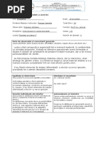 Fişa de Observare A Lecţiei | PDF