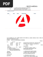 Formato Receta Electronica Simi | PDF | Relaciones personales, crianza y desarrollo personal ...