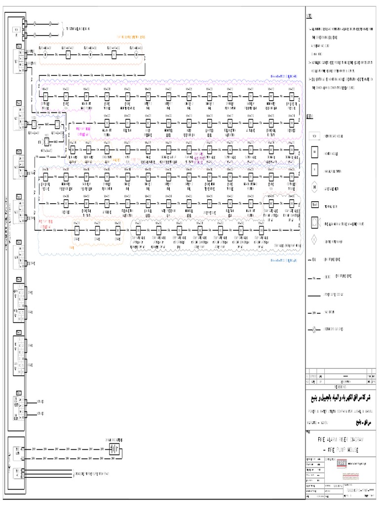 Fire Alarm Riser Diagram-Fire Pump House | PDF