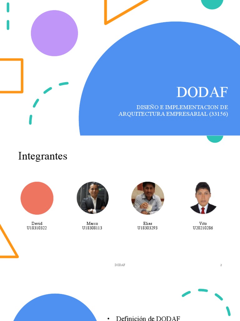 DODAF Evolucion | PDF | Marco de software | Departamento de Defensa de ...