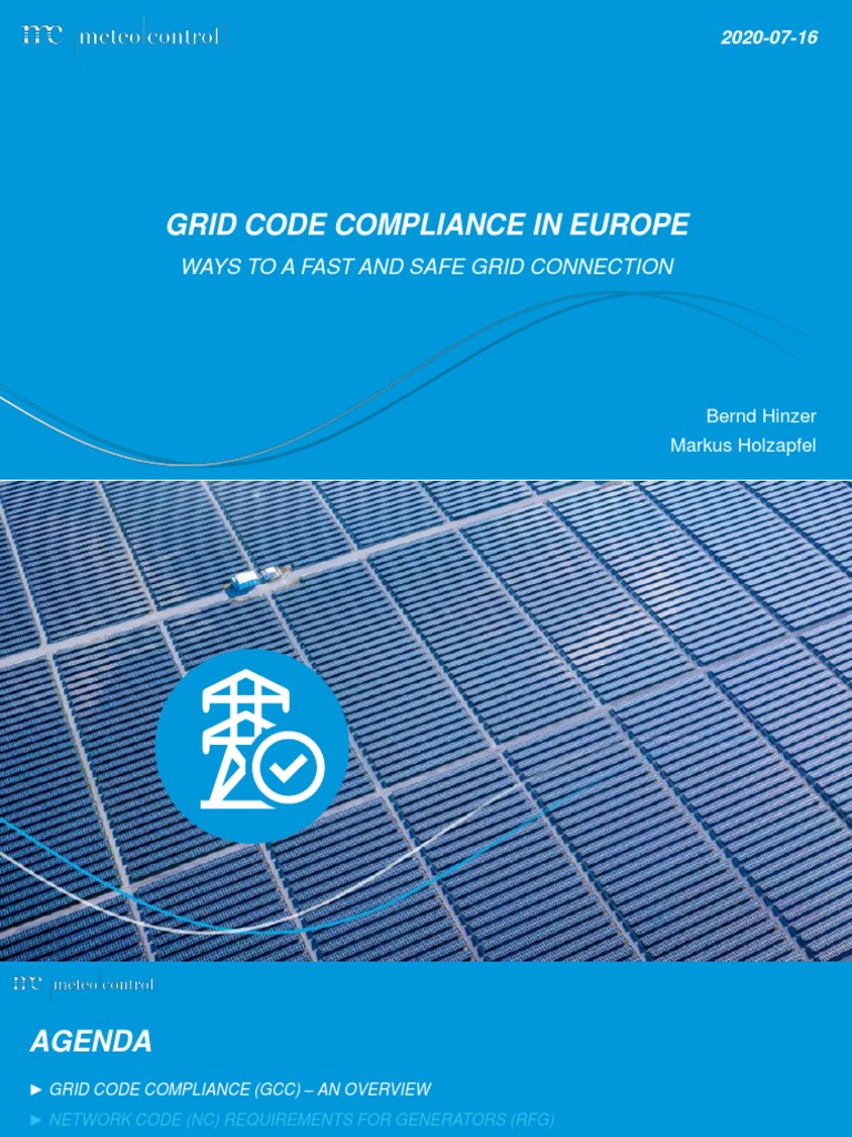 Grid Code Compliance in Europe: Ways To A Fast and Safe Grid Connection ...