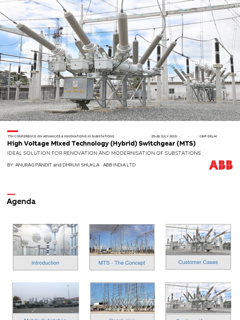 Presentacion 4 MTS - GIS SUBSTATION ABB | PDF | Electrical Substation ...