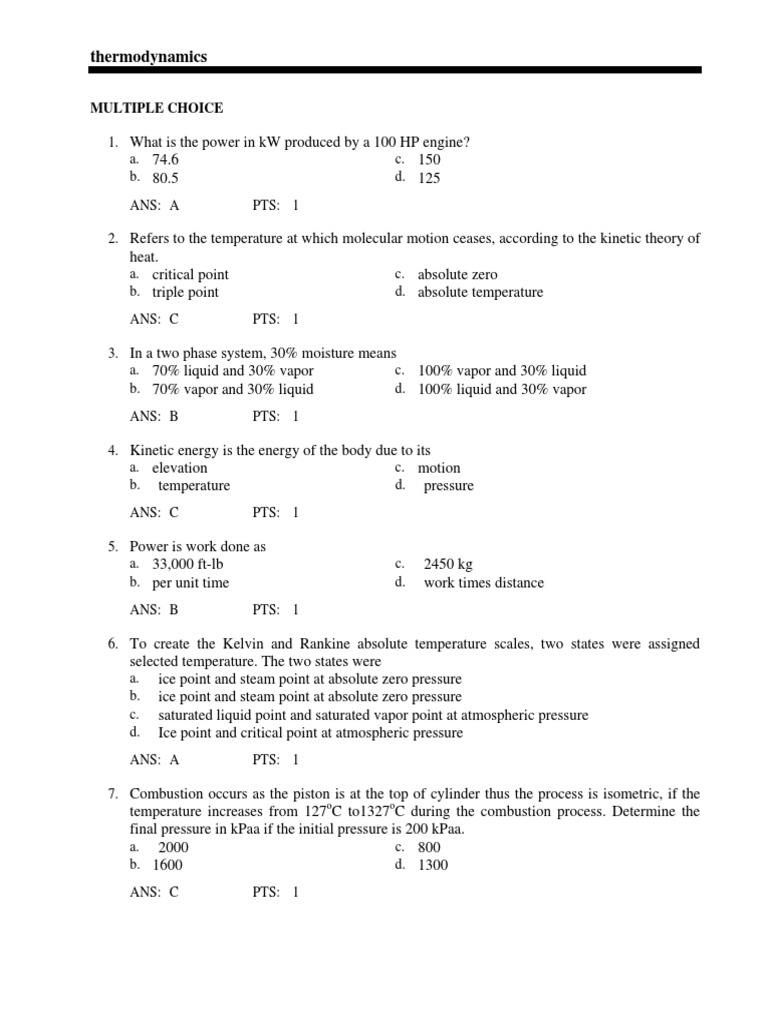 Thermodynamics | PDF | Temperature | Heat