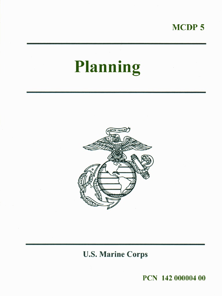 United States Marine Manual: Planning | PDF