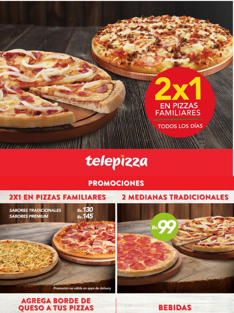 Menú Telepizza | PDF
