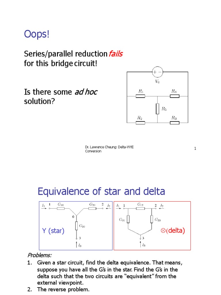 Delta-WYE Conversion | PDF | Algorithms | Applied Mathematics