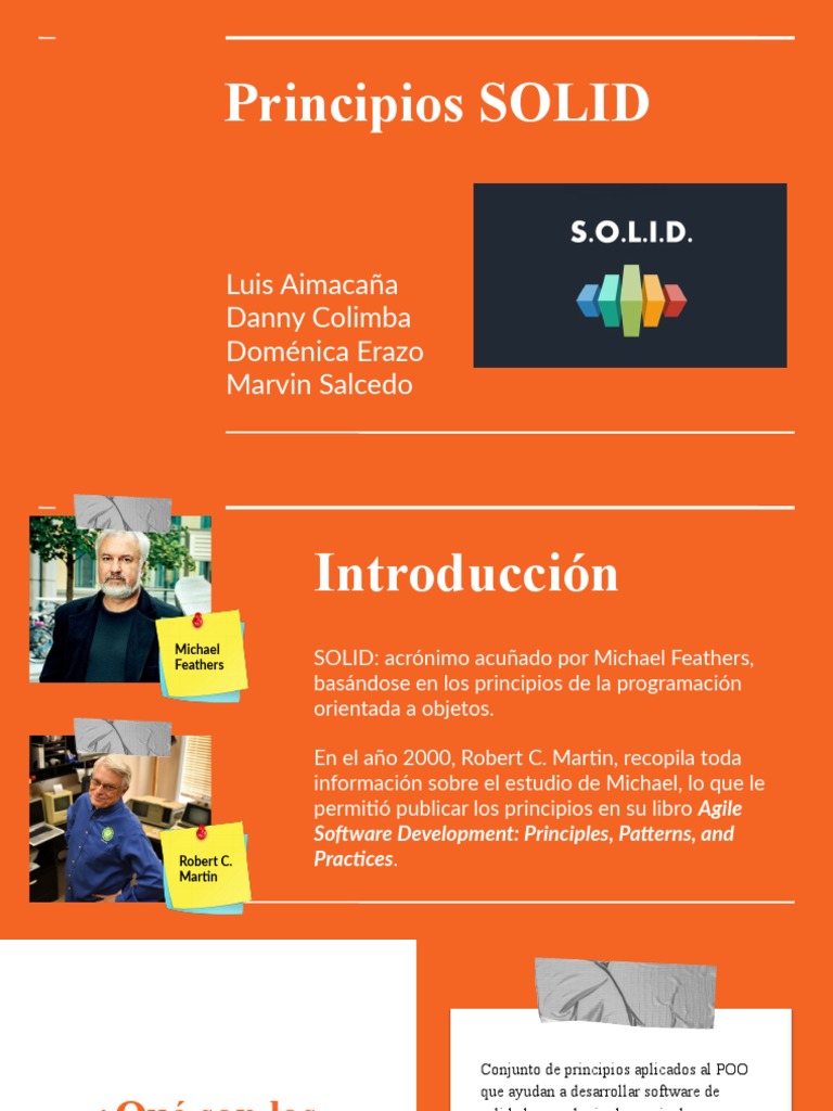 Principios SOLID | PDF | Objeto (informática) | Software