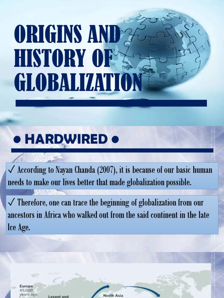 Origins and Epochs of Globalization | PDF