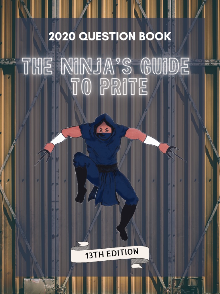 2020-Question-Book Ninja | PDF | Neurotransmitter | Cerebral Cortex