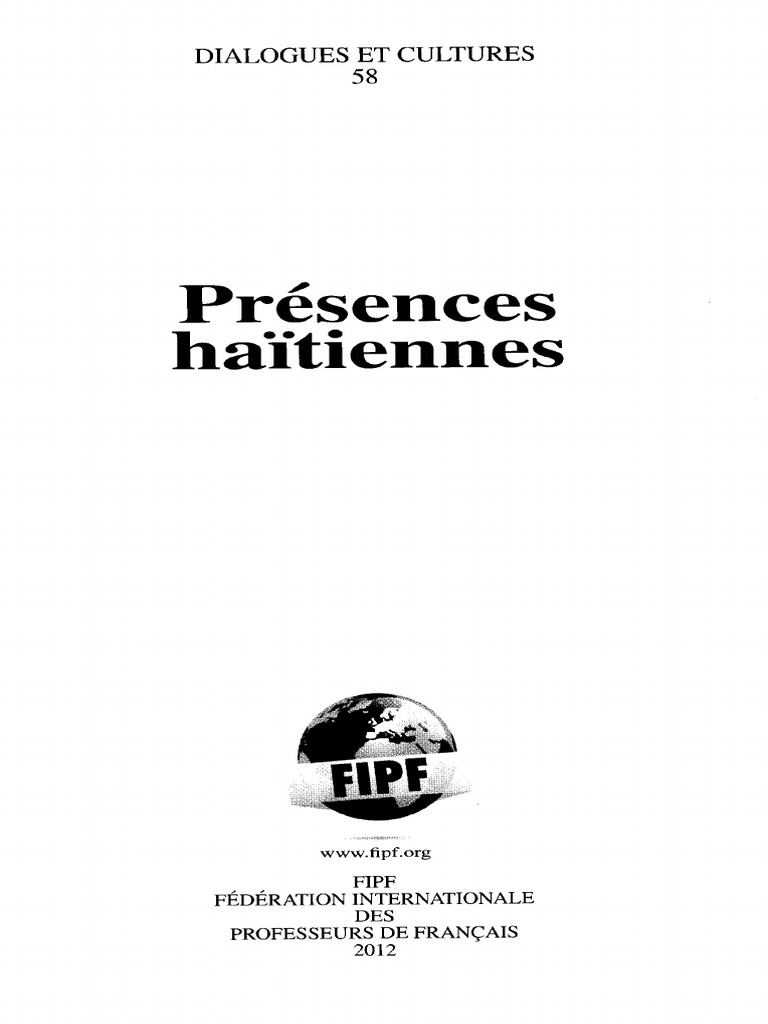Le Creole Haitien Et La Langue Francaise | PDF | Linguistique