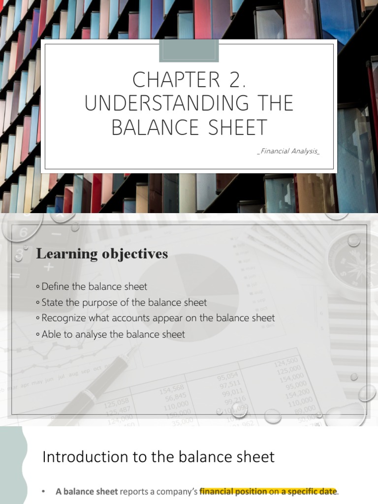 Chapter 2 - Understanding The Balance Sheet | PDF | Goodwill ...