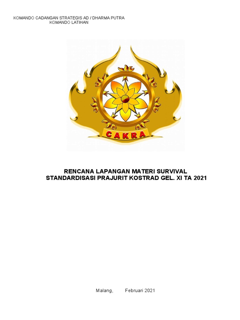 Renlap Survival | PDF | Perjalanan | Sains & Matematika
