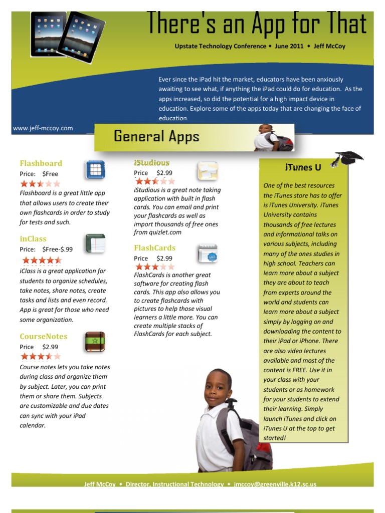 Theres An App For That Presentation | PDF | I Pad | I Tunes