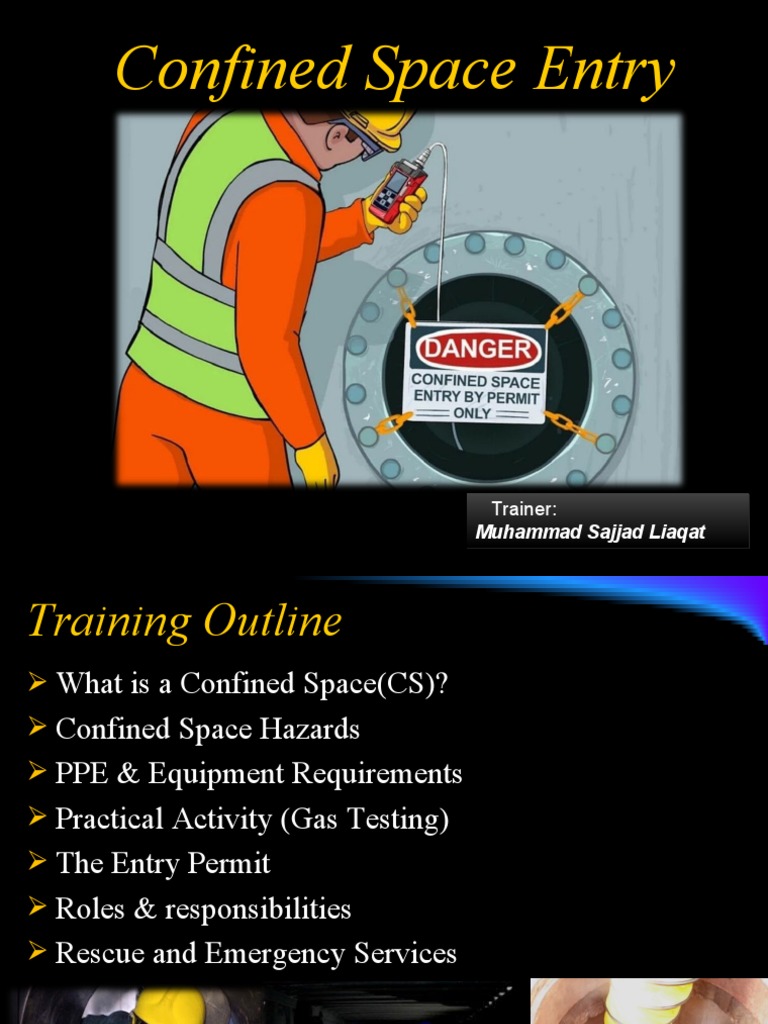 Confined Space Entry Training | Download Free PDF | Occupational Safety ...