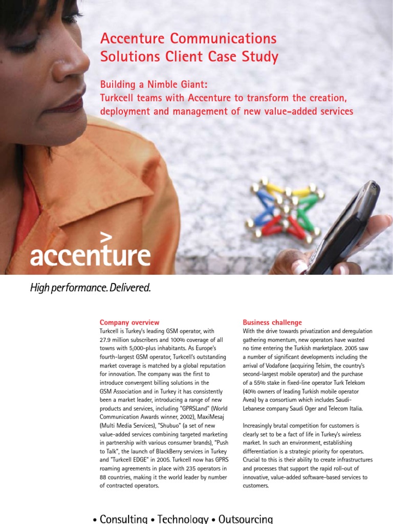 Turkcell Case Study 066438 | PDF | Telecommunications | Computing