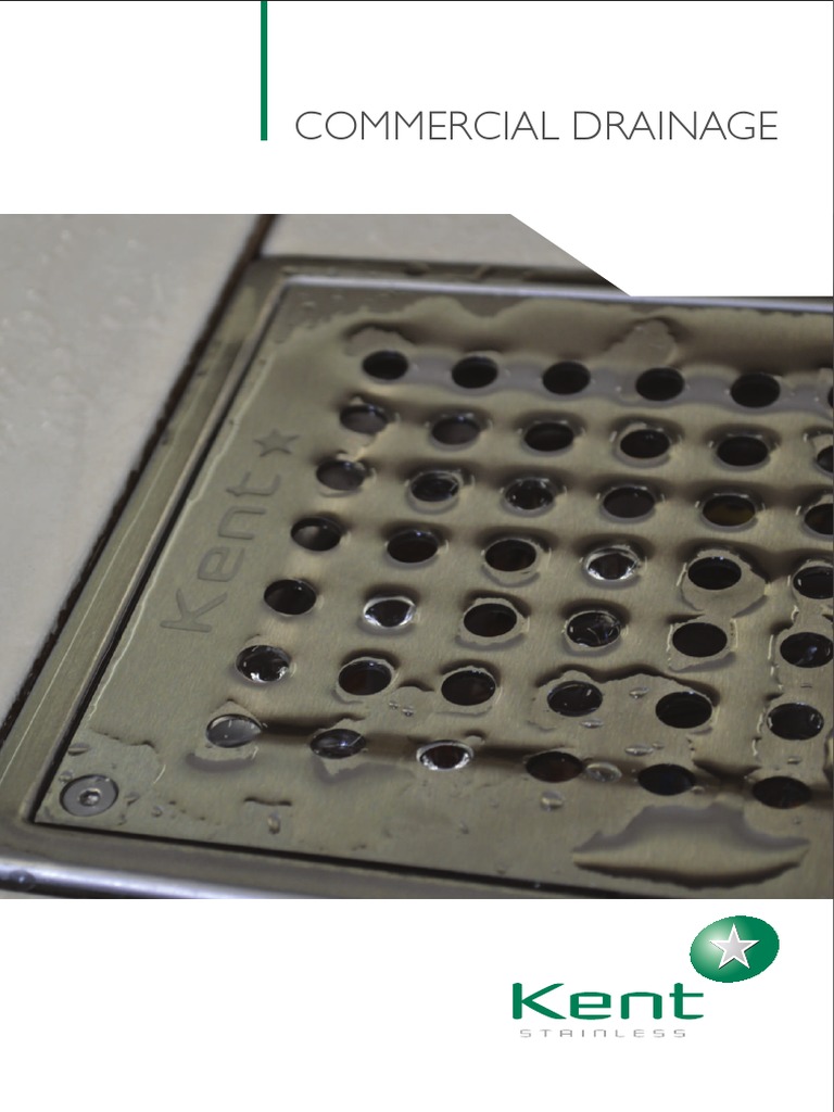 Kent Commercial Drainage Brochure | PDF | Shower | Drainage