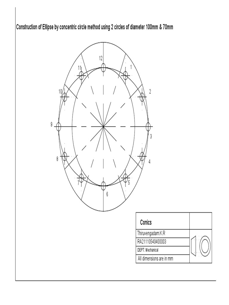 Ellipse Assignment-1 | PDF
