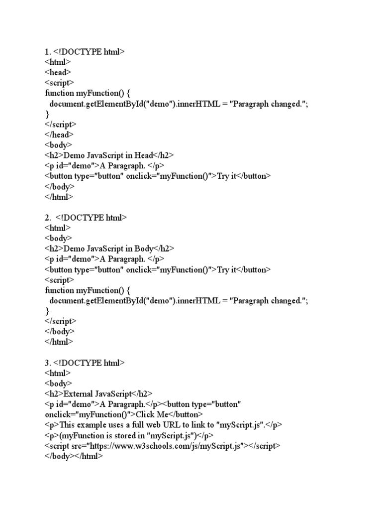 Excercise Programs On JS | PDF | Java Script | Array Data Structure