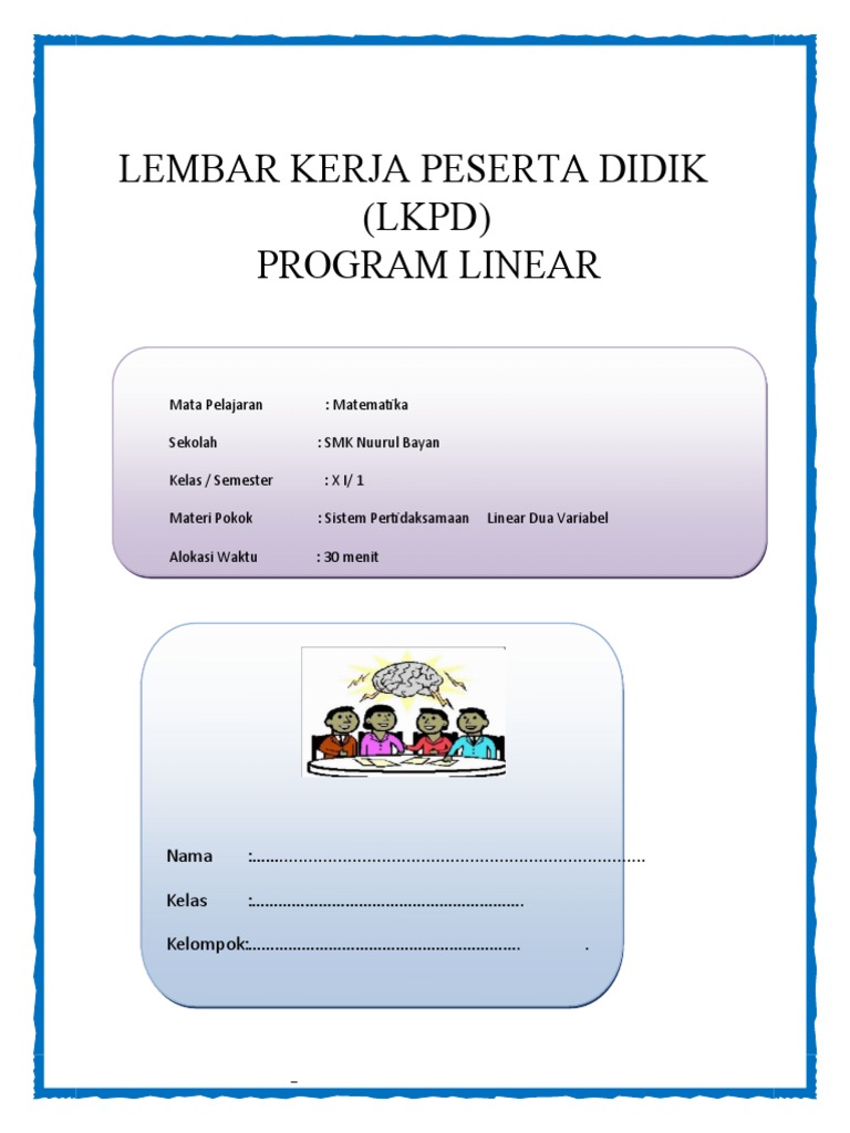 LKS Program Linier | PDF