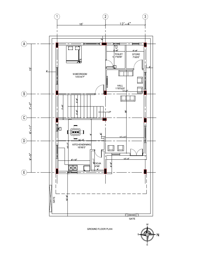 Arch Plan Ground Floor | PDF