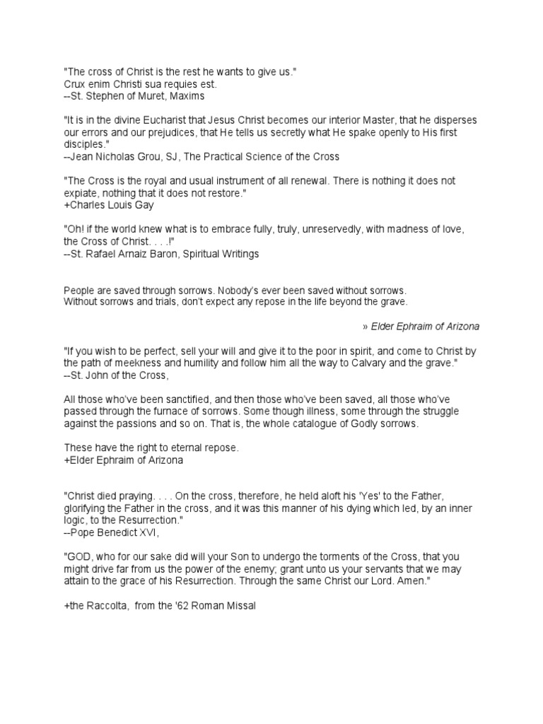 The Cross | PDF | Jesus | Hell