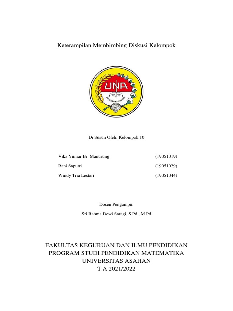 Keterampilan Membimbing Diskusi (Kelompok 10) | PDF | Karier & Perkembangan