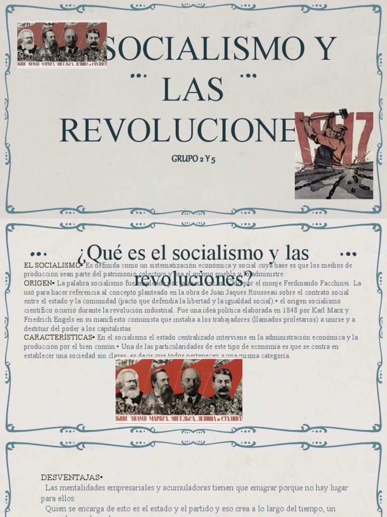 Socialismo y Revoluciones Históricas | PDF | Socialismo | Comunismo