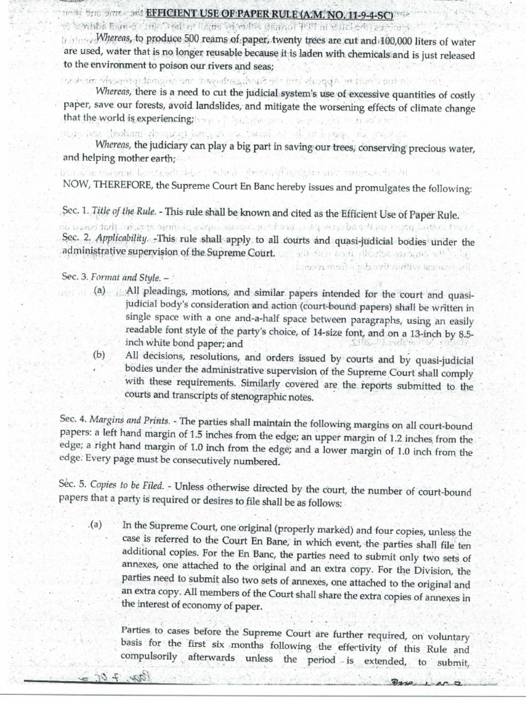 11 Efficient Use of Paper Rule PDF | PDF