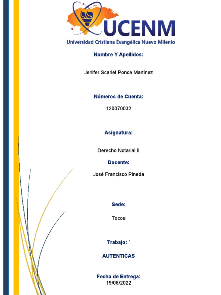 Autentica Jenifer Ponce | PDF | Derecho Civil (Common Law) | Ley común