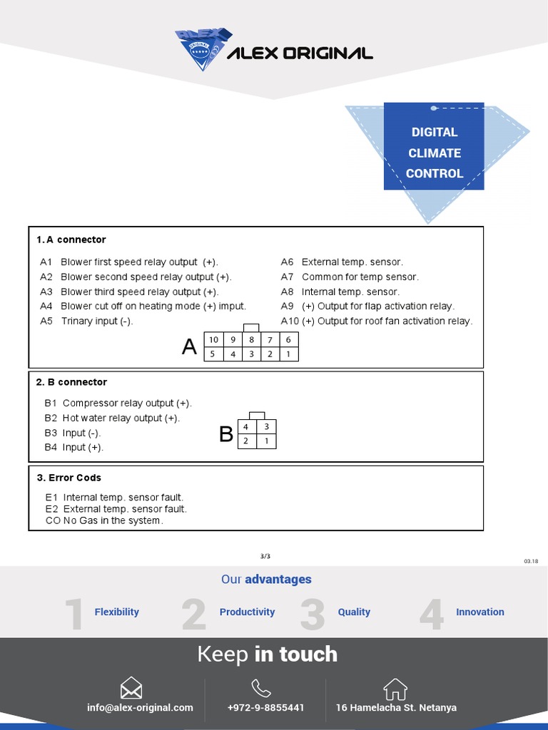 Alex Original Digital Controller | PDF | Fahrenheit | Air Conditioning
