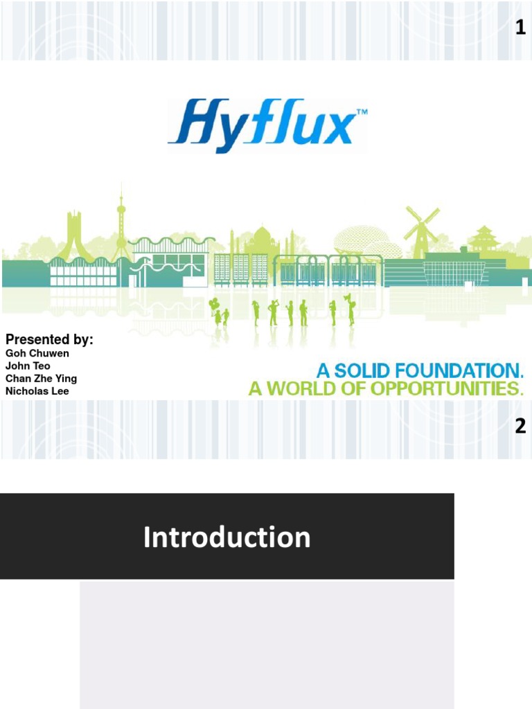 Strategic Analysis Presentation of Hyflux | PDF | Economies | Business