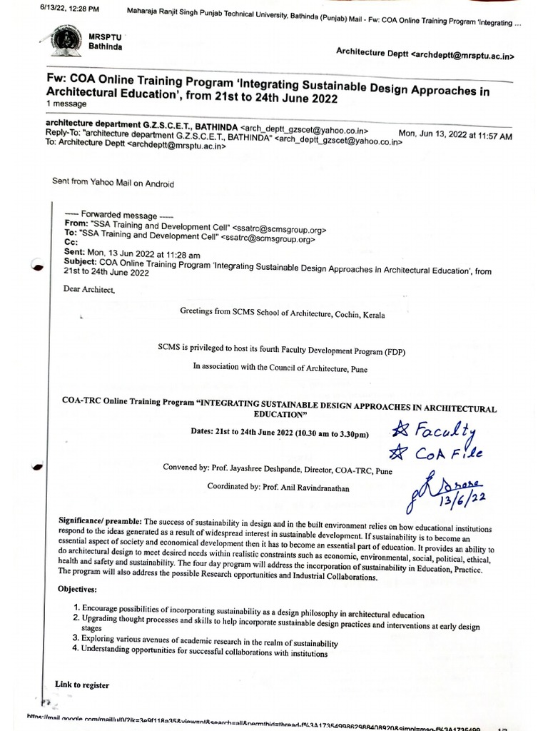 CoA - Online Course | PDF