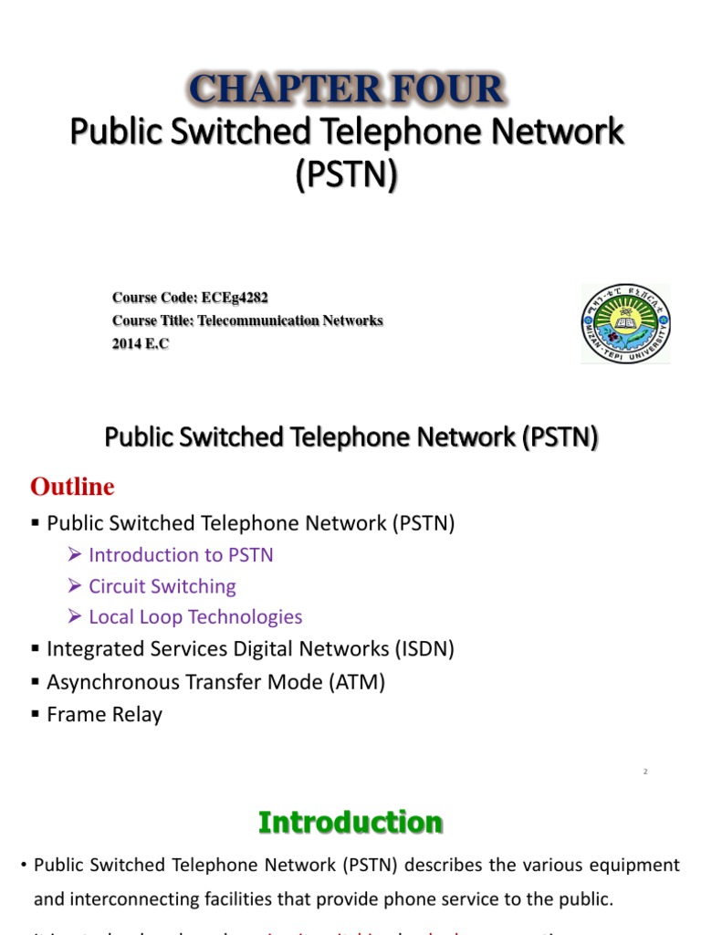 Telecom CH 4 | PDF | Asynchronous Transfer Mode | Public Switched ...