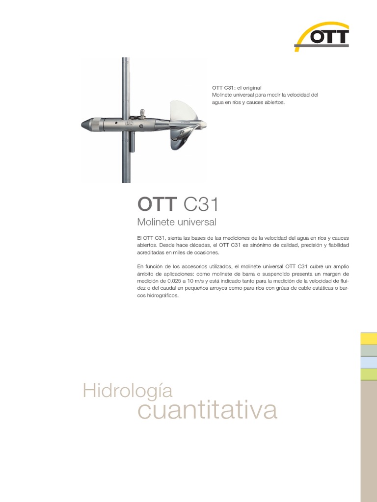 Ott C31 | PDF | Medición