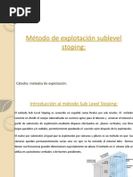 Sublevel Stoping | PDF | Minería | Minerales