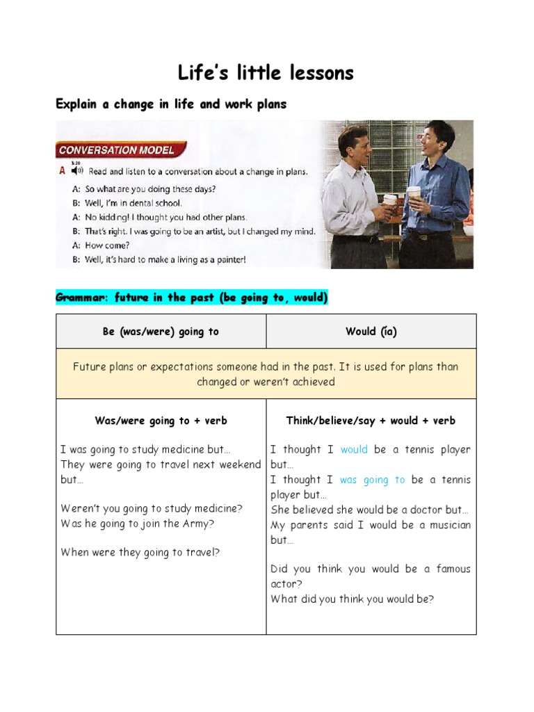 2 Life Plans, Future in The Past | PDF | Self-Improvement