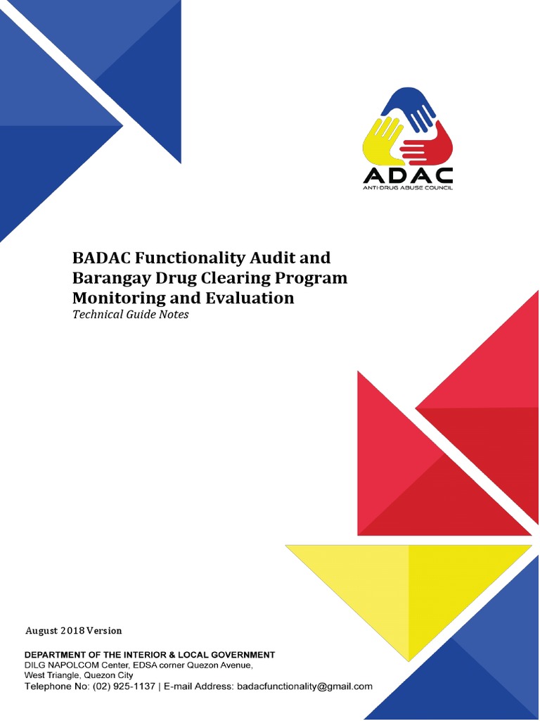 BADAC Monitoring and Evaluation Guide | PDF | Audit