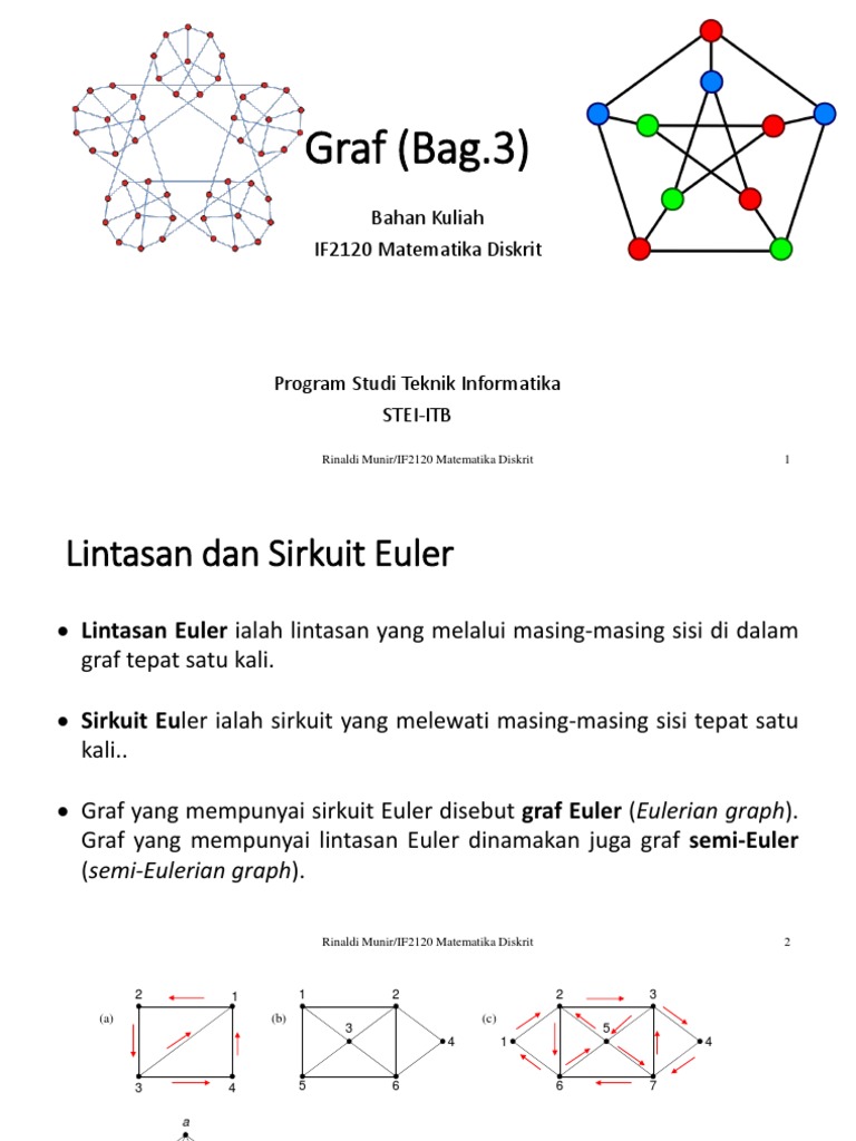 Graf Euler dan Semi-Euler dalam Matematika | PDF