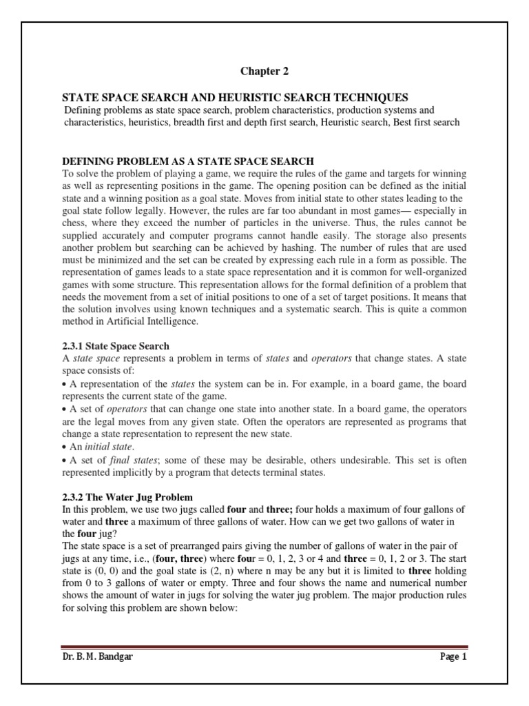 State Space Search and Heuristic Search Techniques | PDF | Queue ...