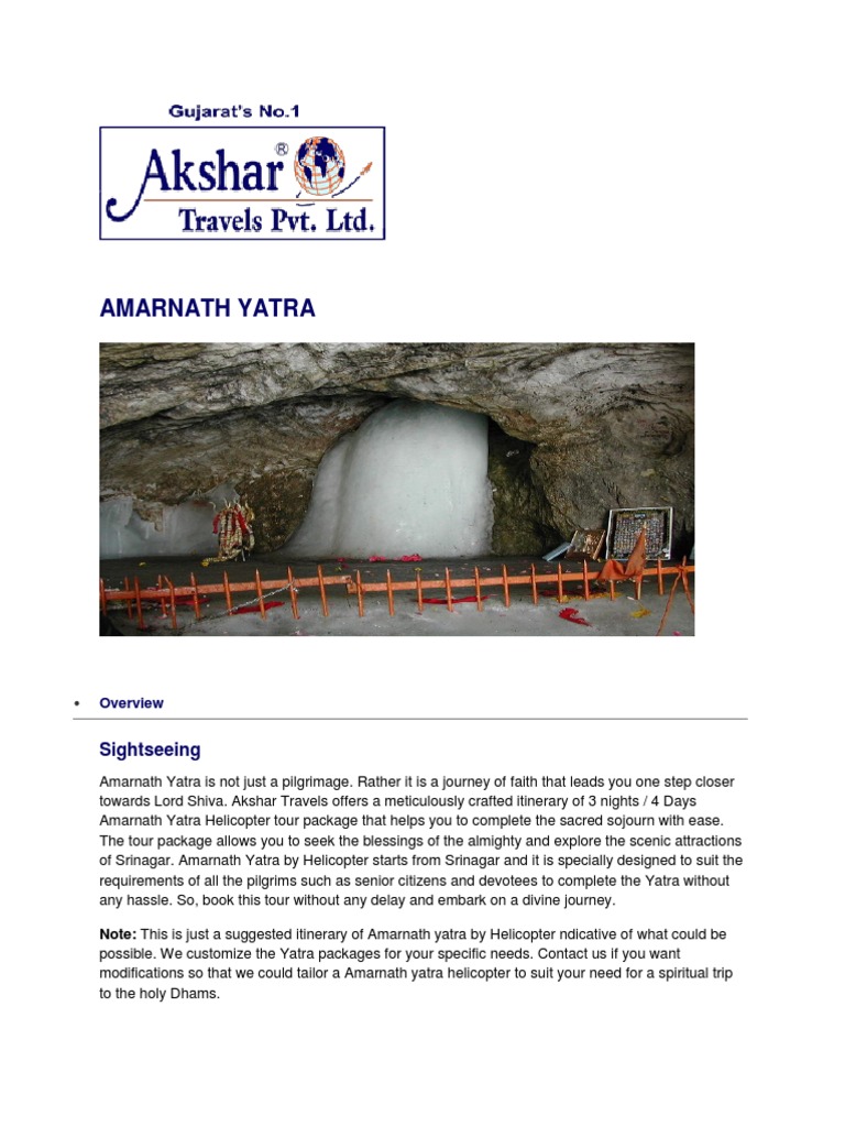 Amarnath Yatra | PDF