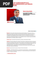 Articulo. Principio de Verdad Material | PDF | Verdad | Ley procesal