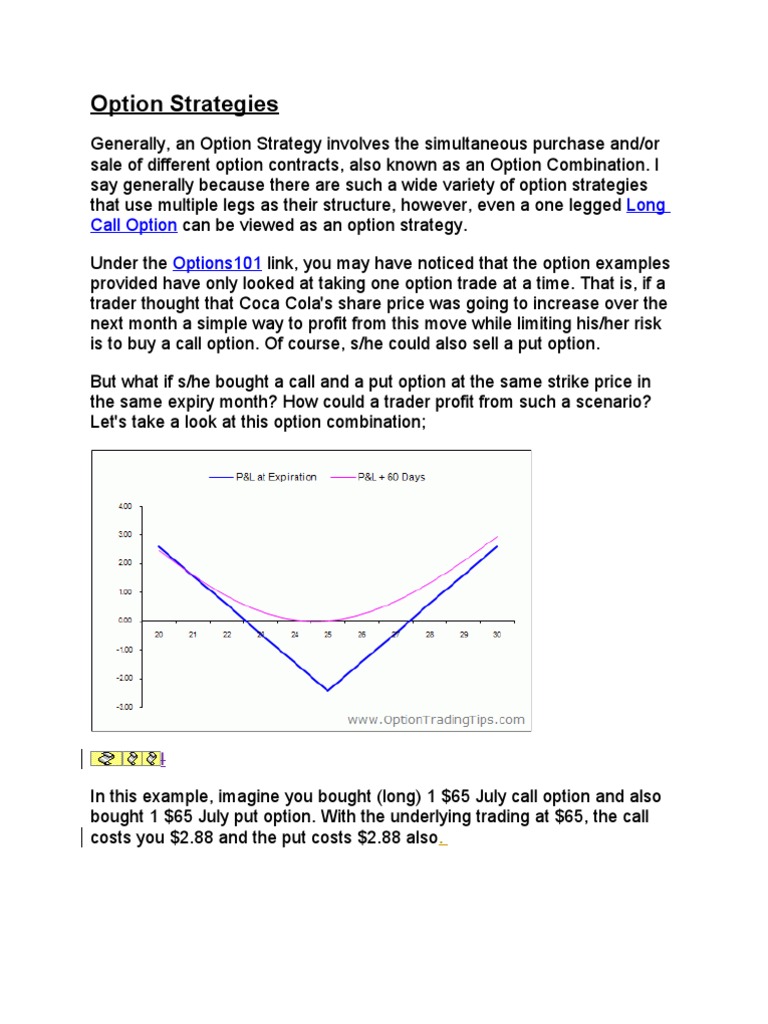 Option Strategies | PDF | Put Option | Option (Finance)