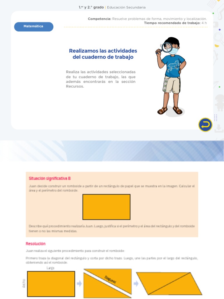Área y Perímetro de Figuras Geométricas | PDF