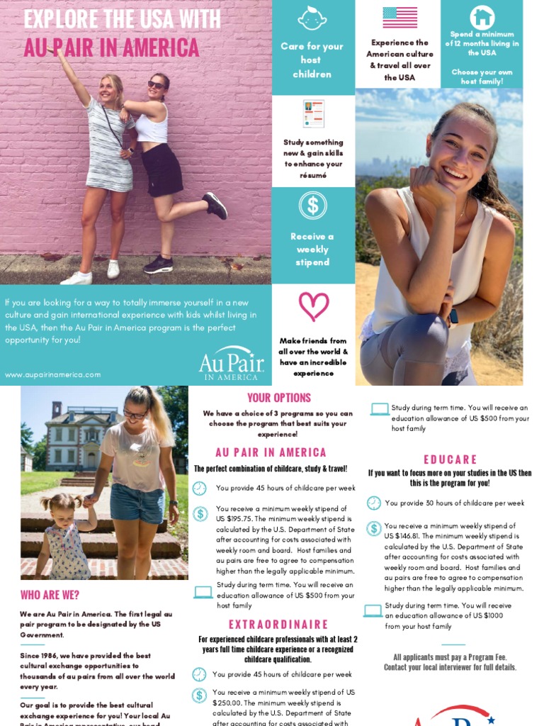 Au Pair in America: Care For Your Host Children | Download Free PDF ...