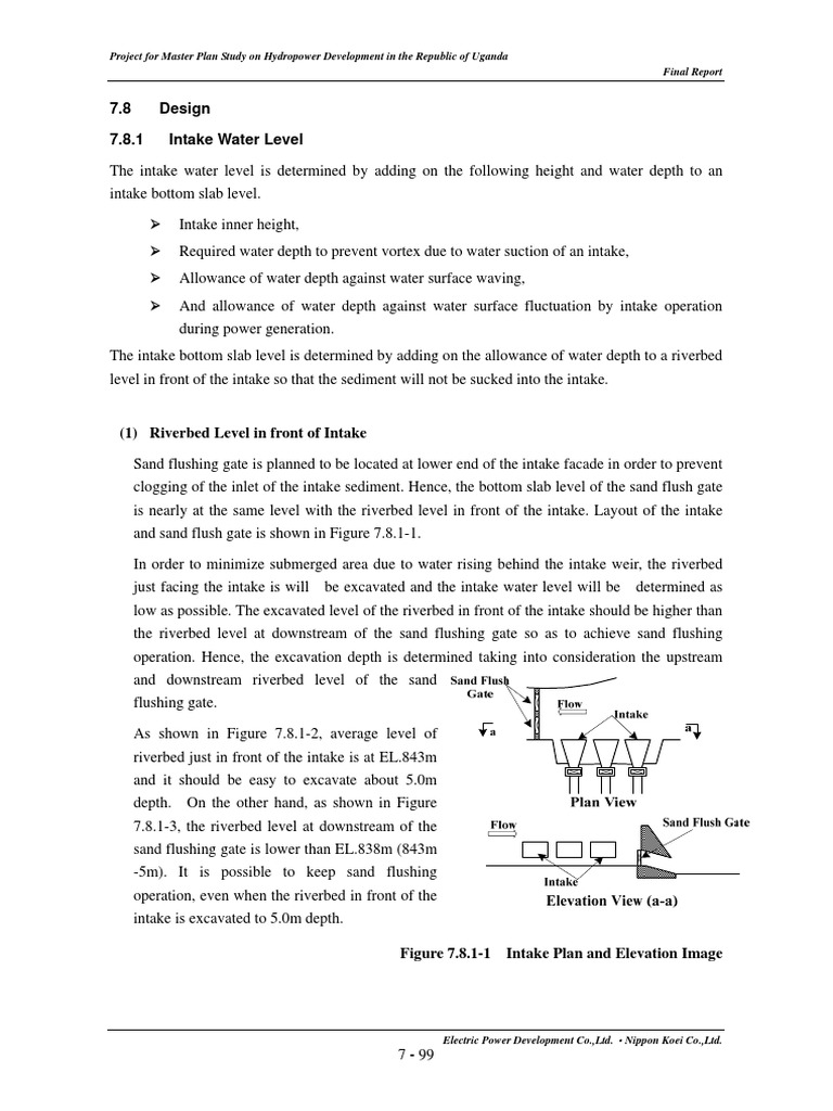 Intake Design Manual | Download Free PDF | Tunnel | Hydroelectricity