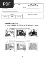 Let's Go 2 Unit 3 Test | PDF | Language Arts & Discipline | Foreign ...
