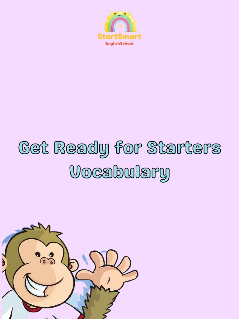Starters Vocabulary List 2024 | PDF | Clothing